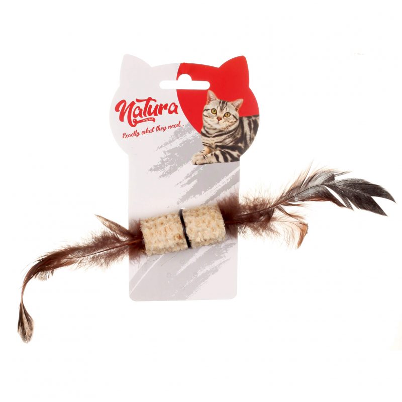 petJungle - Natura Furry Teeth Scratching Cat Toy 25 cm